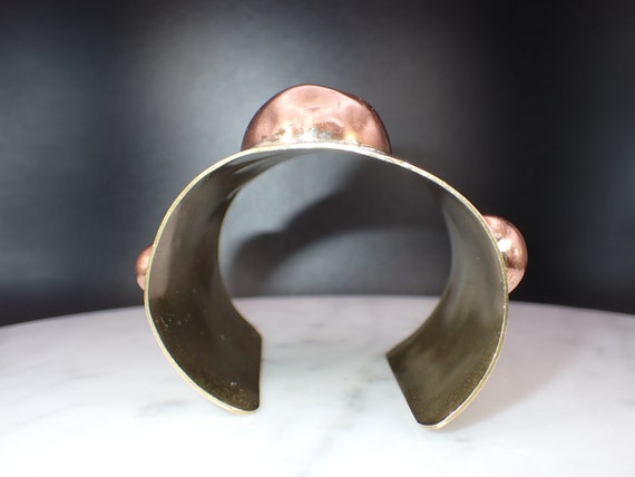 1940's Maya Hubert Harmon Extra Wide Modernist Brass … - Gem