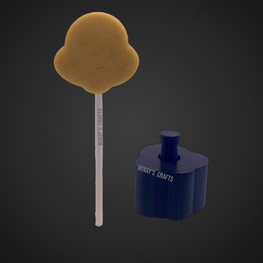 Cake Pop Mold/plunger TURTLE NINJA FACE (with Lollipop Stick, Paper ...