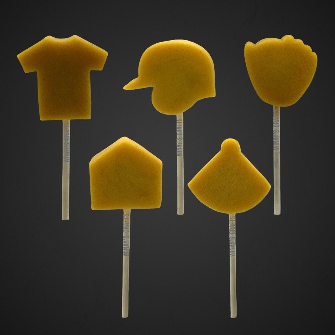 Cake Pop Mold/plunger BASEBALL BUNDLE (glove, Helmet, Shirt 2.0, Home ...