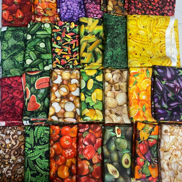 Fruit Fabric - Etsy
