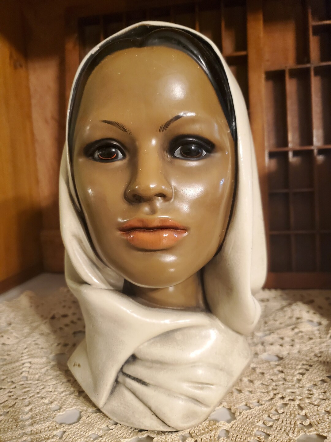 Marwal Chalkware Women Bust Middle Eastern - Etsy