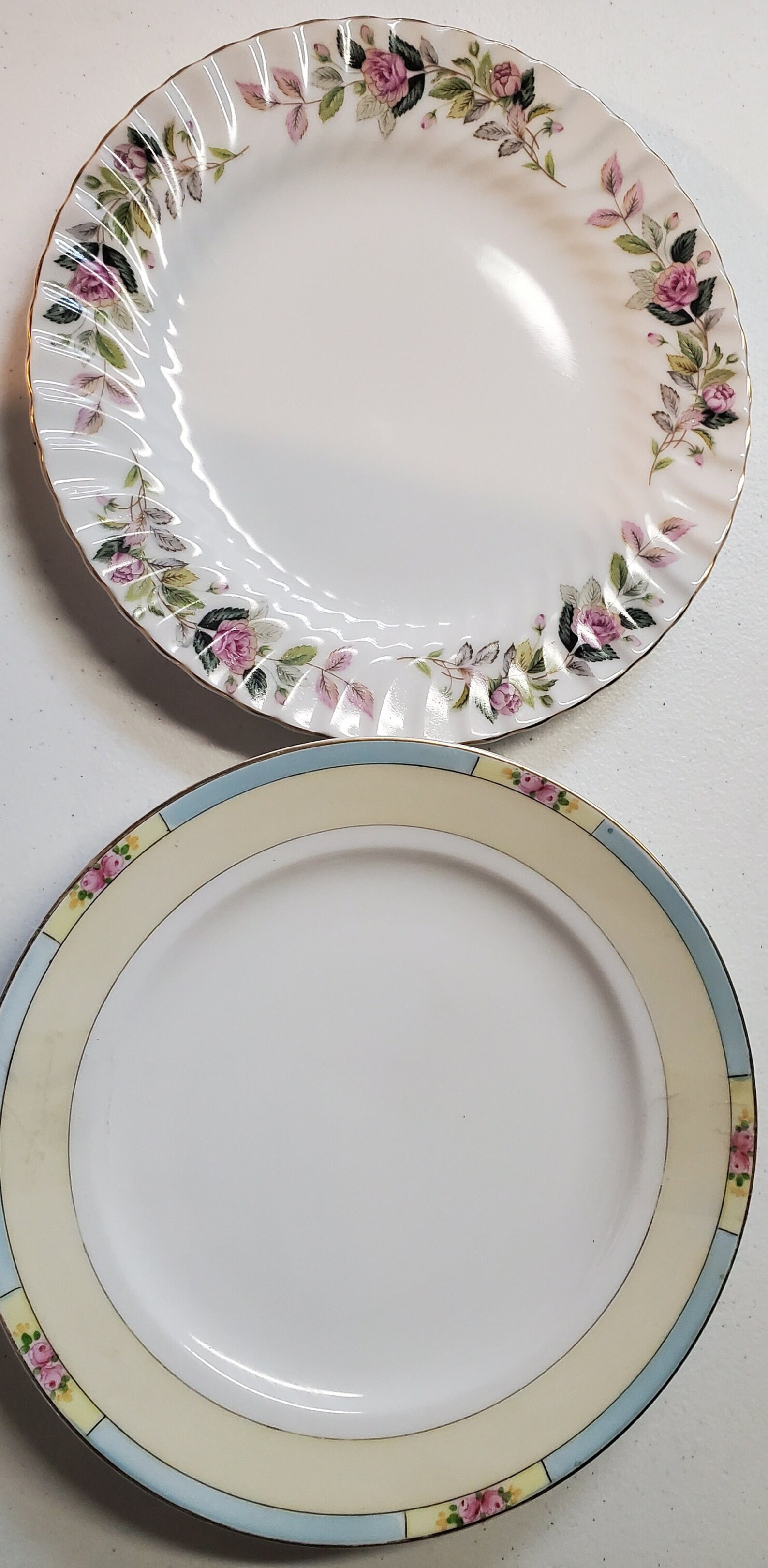 Ten Vintage Salad/dessert Side Plates - Etsy
