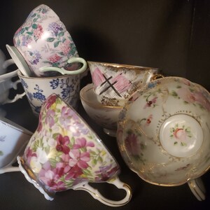 20 Vintage Mismatched Sets of Tea/coffee Cups With Matching Saucers 40 ...