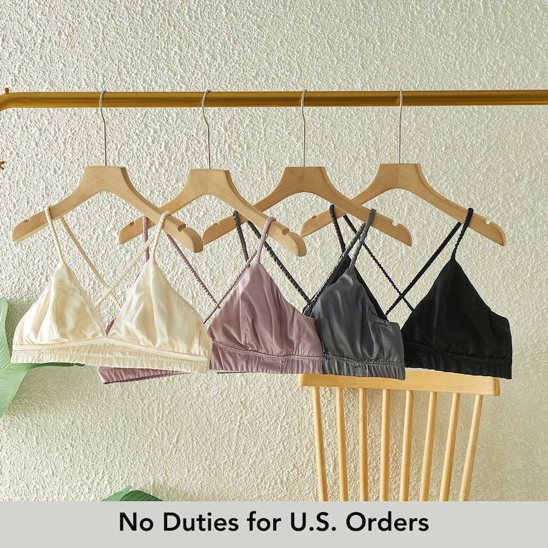 Custom Handmade Pure Silk Bralettes | Shallan Bras | No Padding No Wire ...