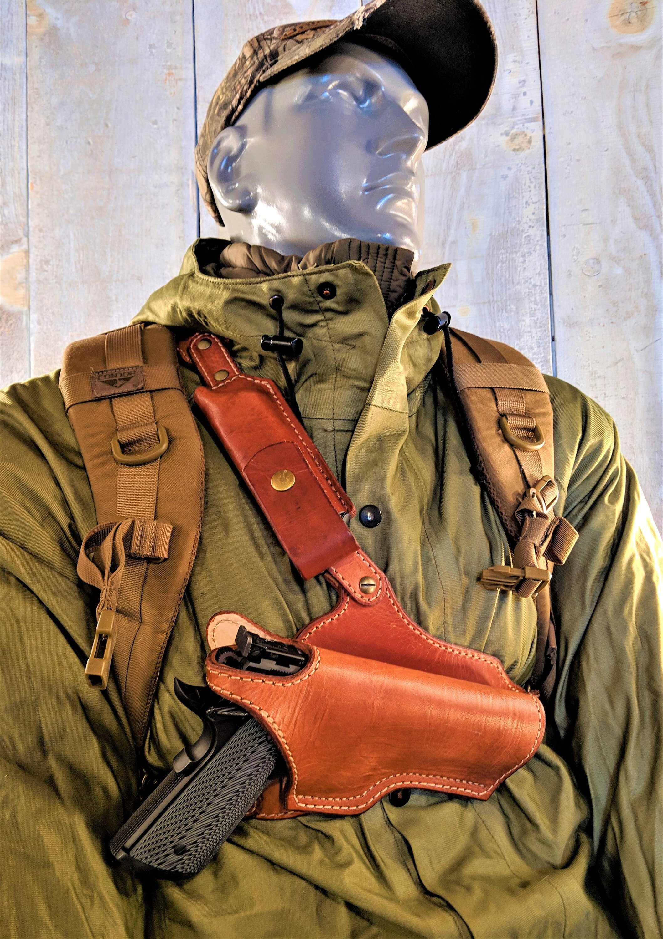 Leather Chest Gun Holster