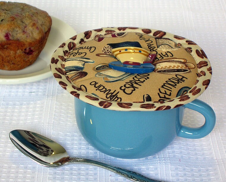 Mug Cover, Mug Lid, Coffee Lid, Coffee Cup Lid, Coffee Mug Cover, Tea ...