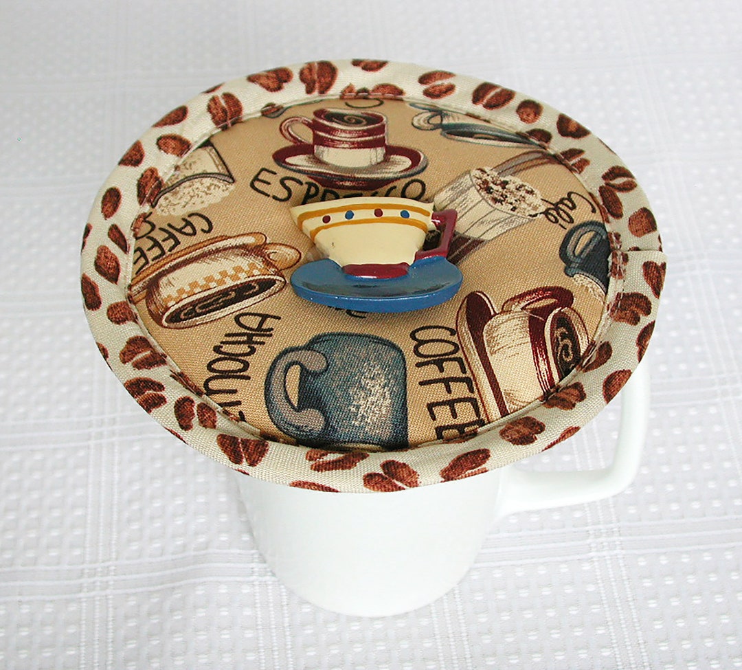 Mug Cover, Mug Lid, Coffee Lid, Coffee Cup Lid, Coffee Mug Cover, Tea ...
