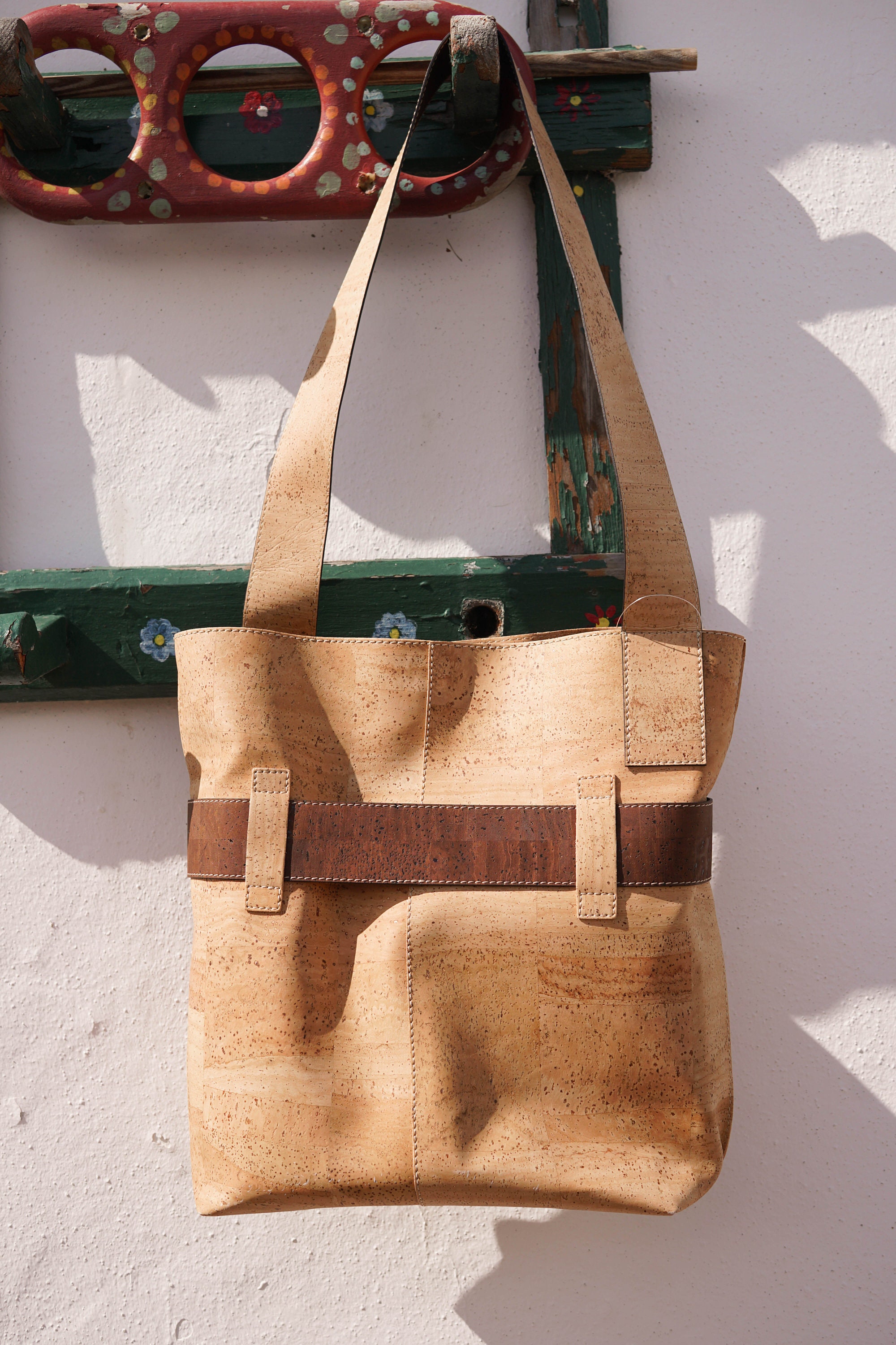 Cork Tote Bag, Cork Knot Tote Bag, Vegan Shoulder Bag, Woman Vegan Bag ...