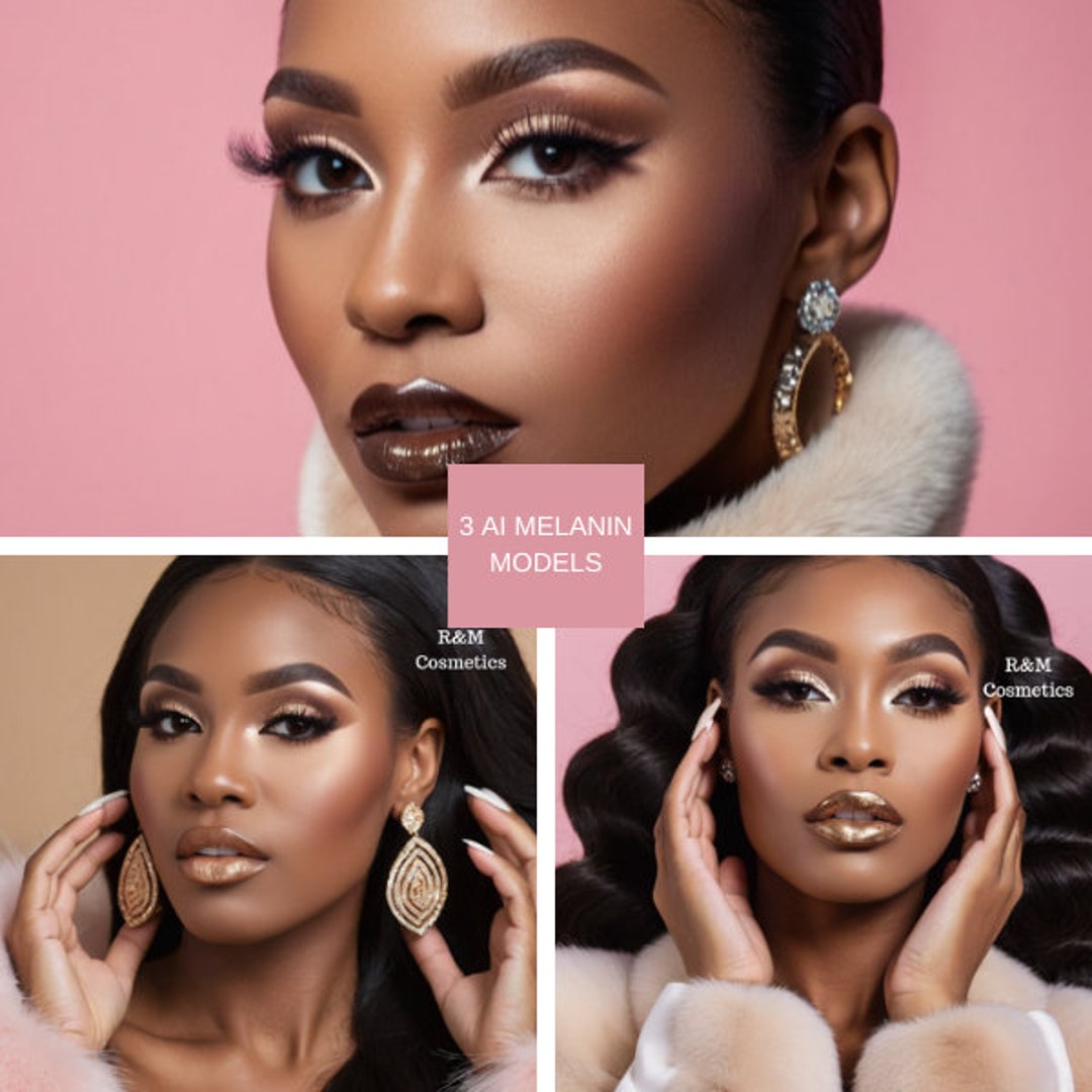 3 Melanin Models, Beauty Stock Models, Ai-generated Stock Models ...