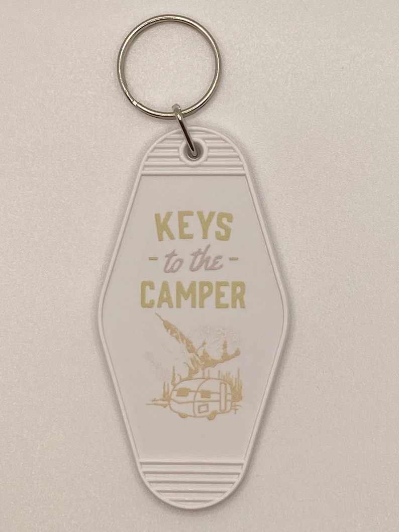 Retro Camper Keychain - Etsy