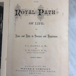 The Royal Path of Life - Etsy