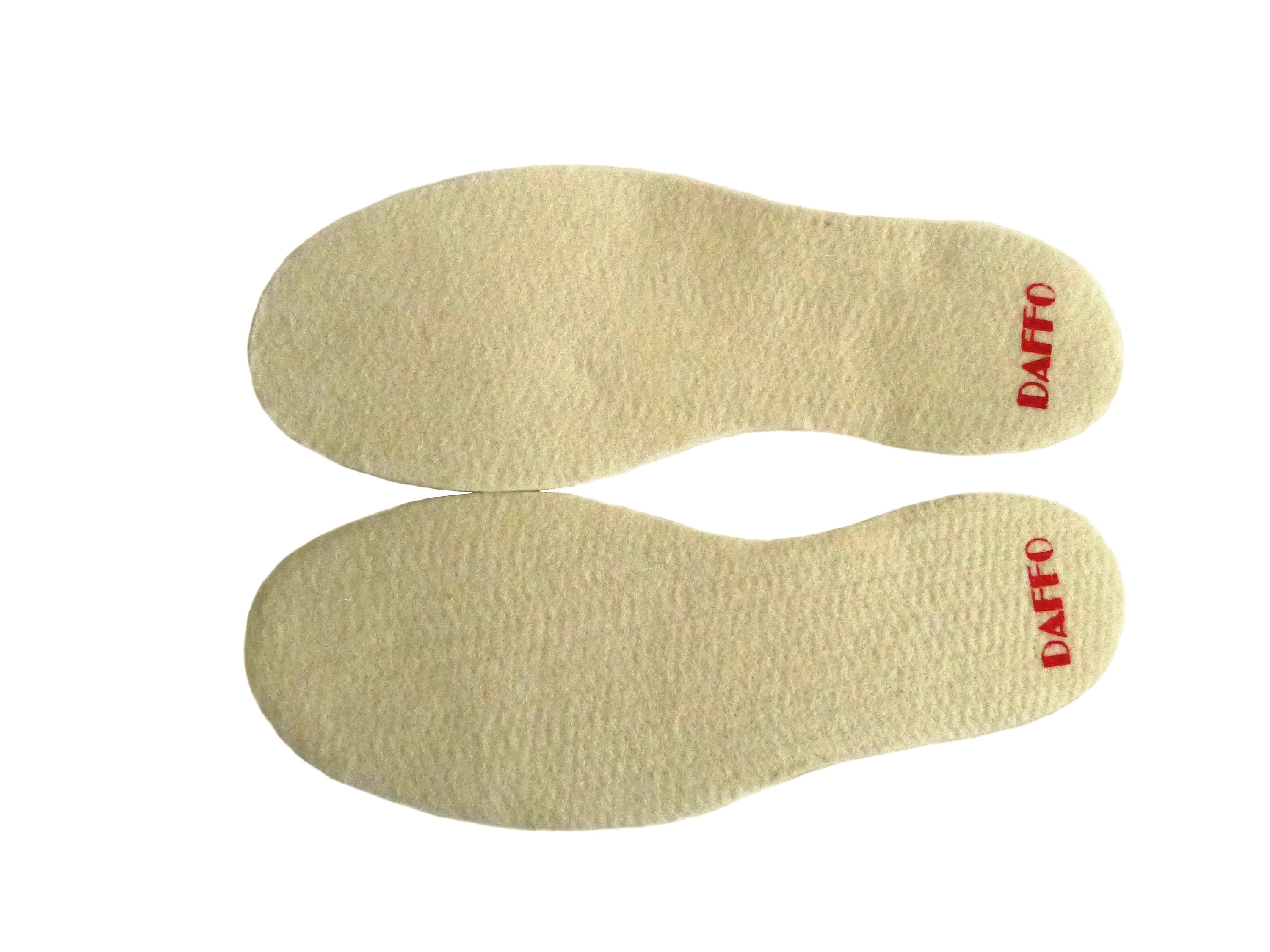 Daffo Wool Felt Shoes Boot Insole for Arctic Cold Winter or Rainy ...