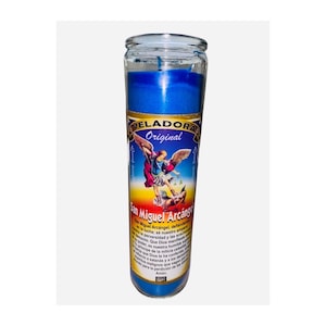 SAN MIGUEL ARCANGEL Veladora / St. Michael Archangel Candle - Etsy