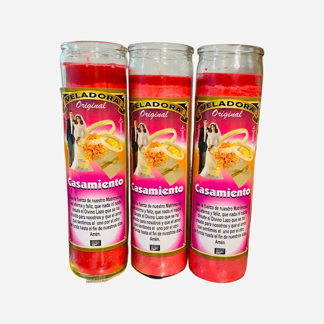 CASAMIENTO Veladora - MARRIAGE Fixed Candle Union Matrimonial ...