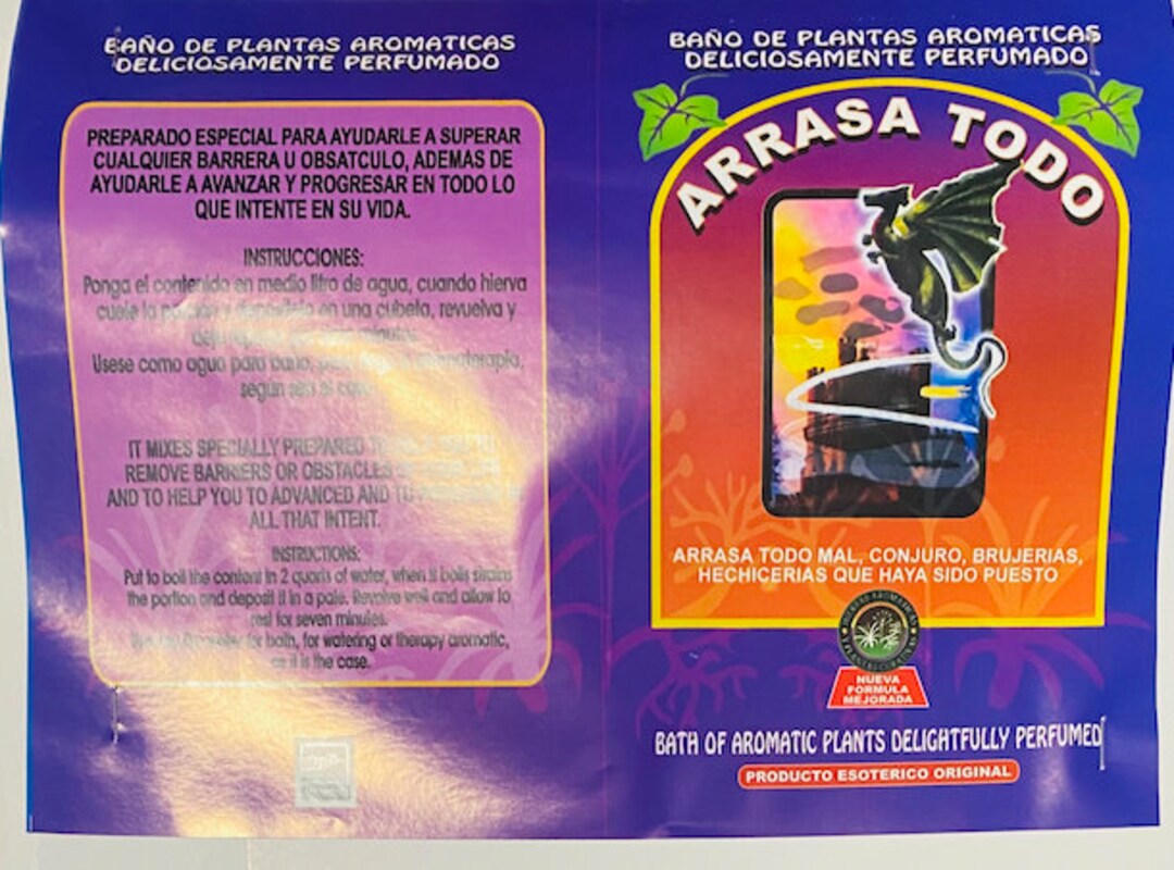 ARRASA TODO Baño De Hierbas Y Plantas, Destroy Everything Spiritual ...