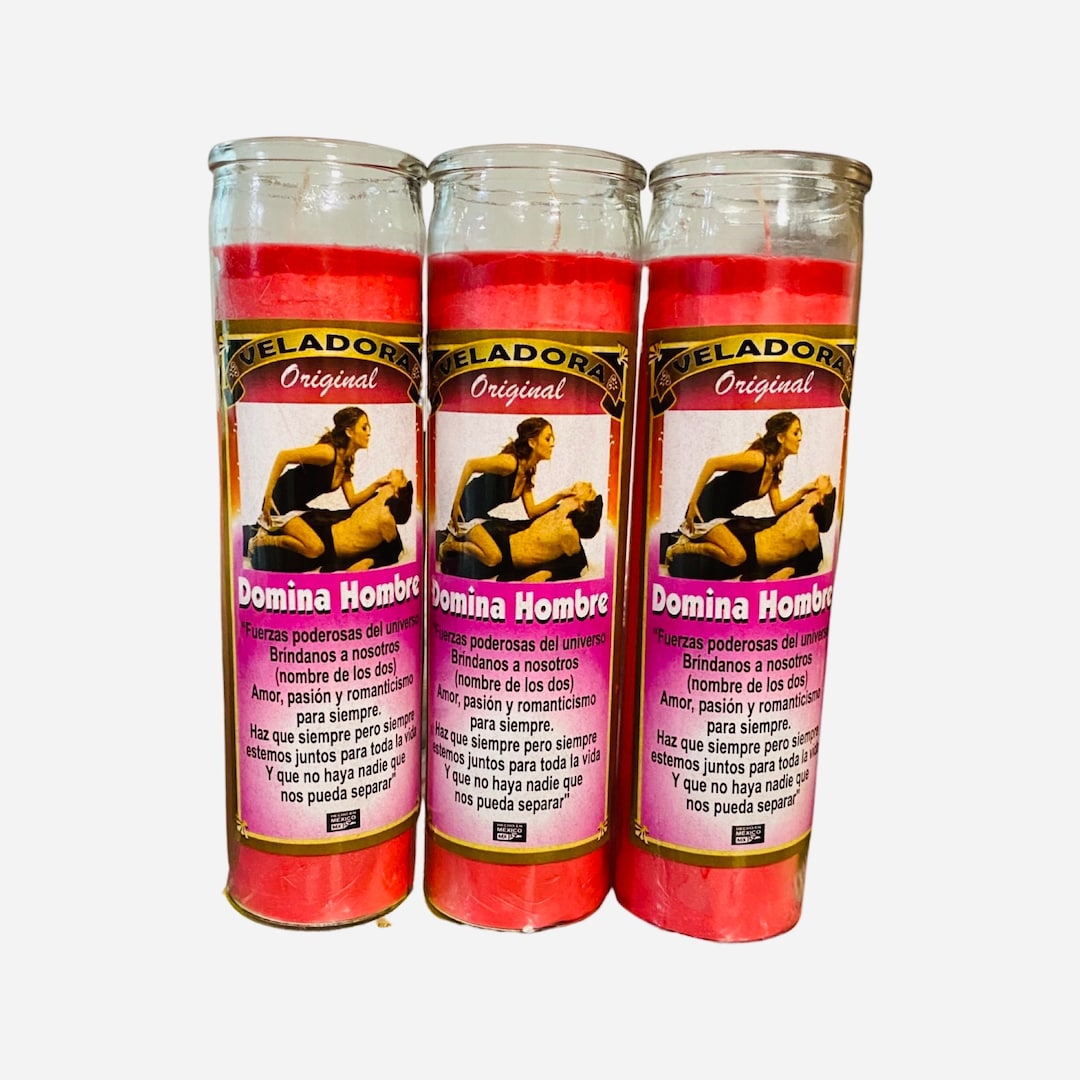 DOMINA HOMBRE VELADORA - Dominate Man Candle , Para Dominar Al Hombre ...
