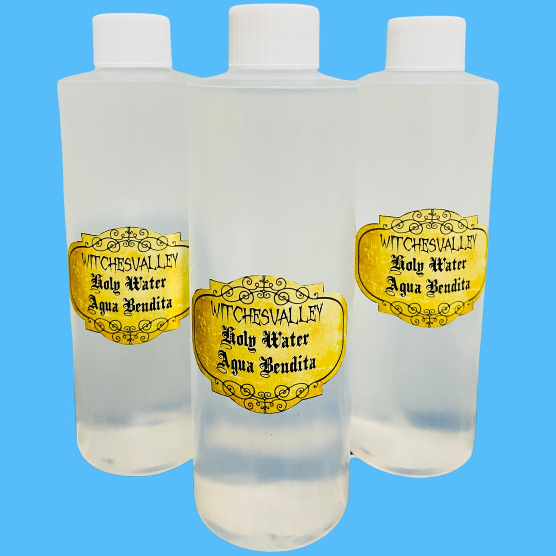 16 Oz Holy Water Plastic Bottle Blessing Protection Exorcism Curio Hex ...