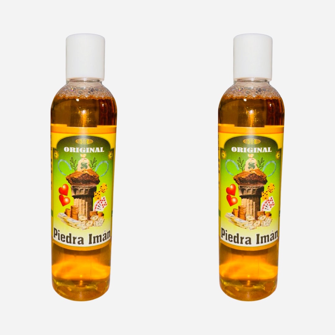 PIEDRA IMAN Agua Espiritual Para Limpias Baños Buena Suerte Dinero ...