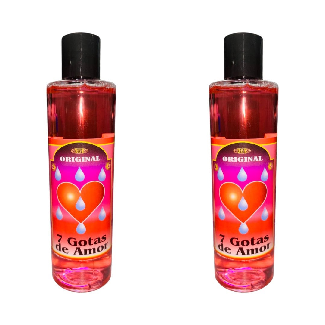 7 GOTAS DE AMOR Agua Espiritual Con Agua Bendita Atrayente Del Amor Y ...