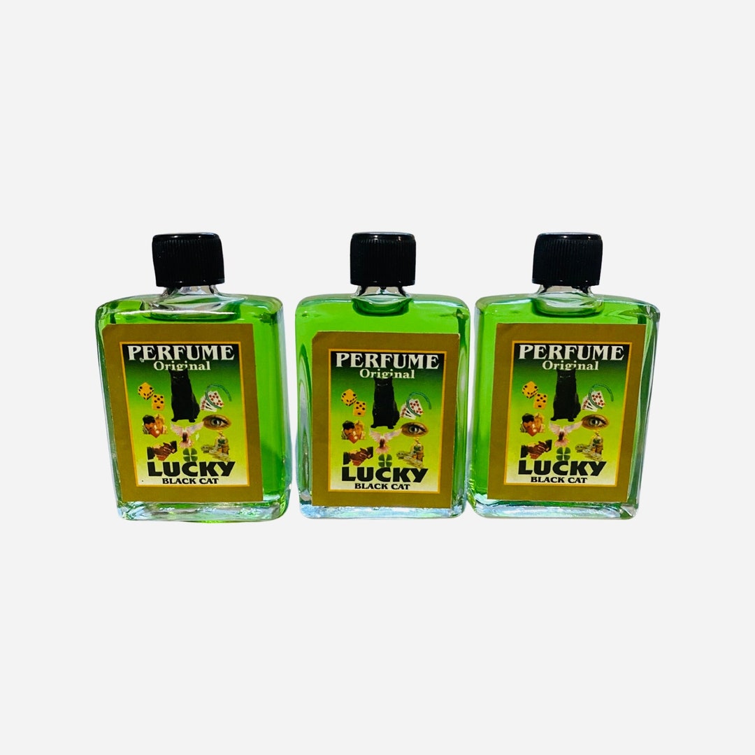 LUCKY BLACK CAT Perfume Esoterico Para La Buena Suerte Exito, Colonia ...