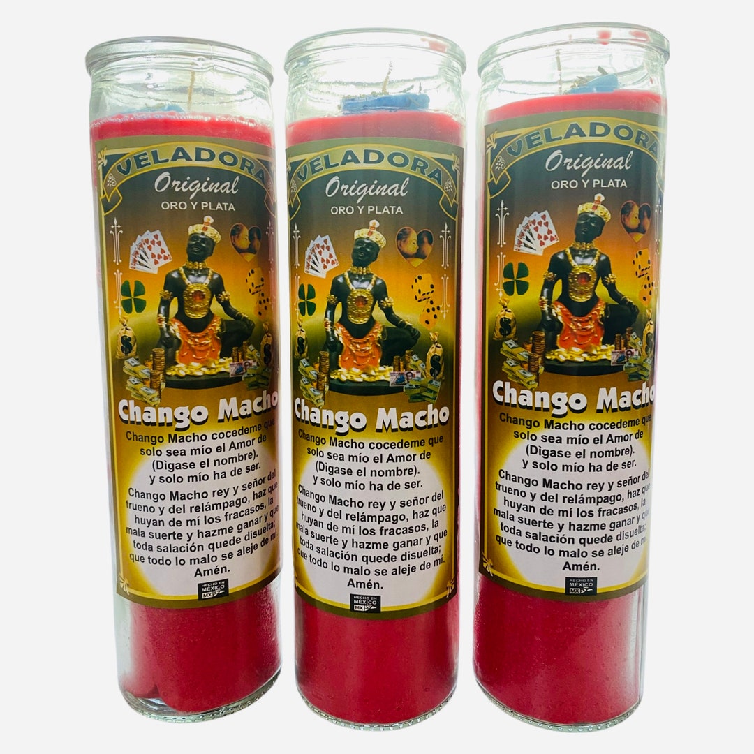 Chango Macho Candle, Chango Macho Veladora Preparada Y Conjurada Para ...