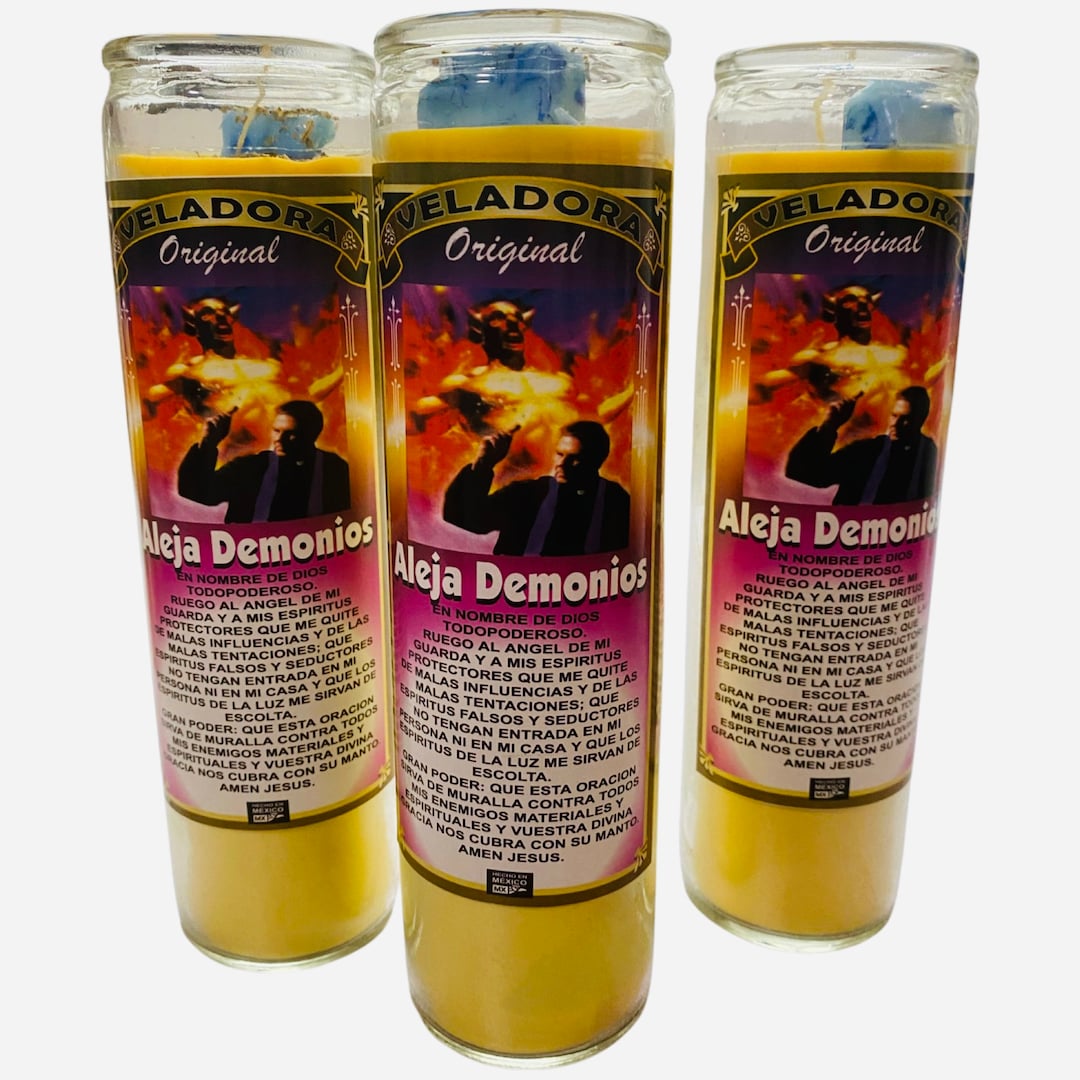 Veladora Aleja Demonios Preparada Y Conjurada - Etsy