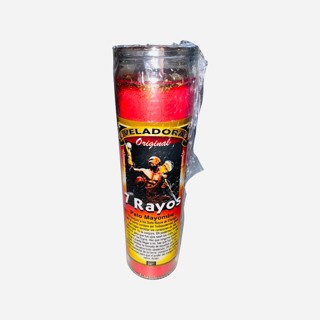 7 RAYOS PALO MAYOMBE Veladora - Etsy