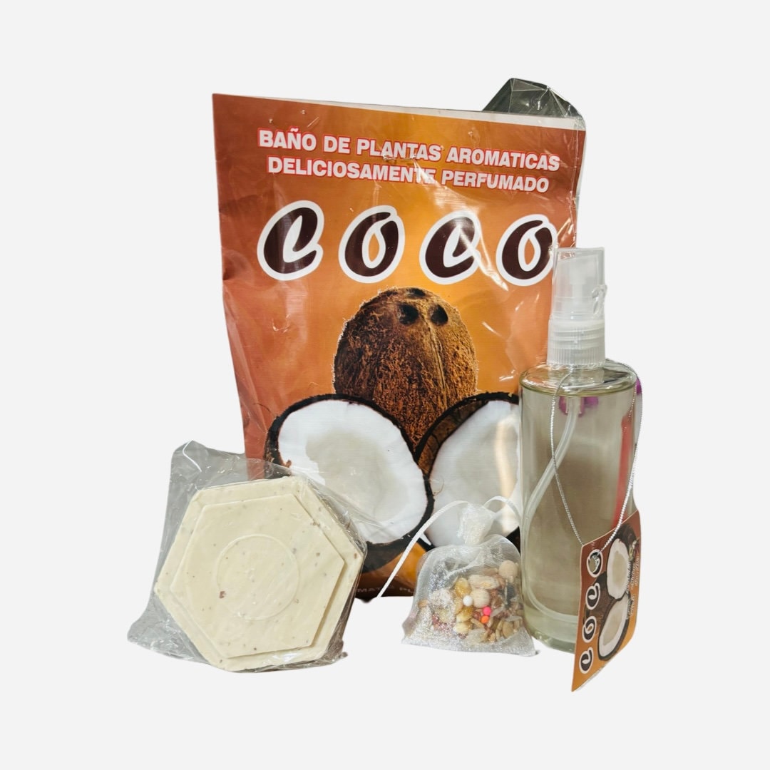 COCO Kit Ritualizado Con Perfume + Baño Aromatico + Jabon + Amuleto ...