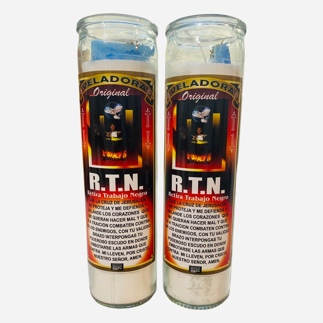 2x Set RTN Retira Trabajo Negro Veladora - Remove Black Magic ...