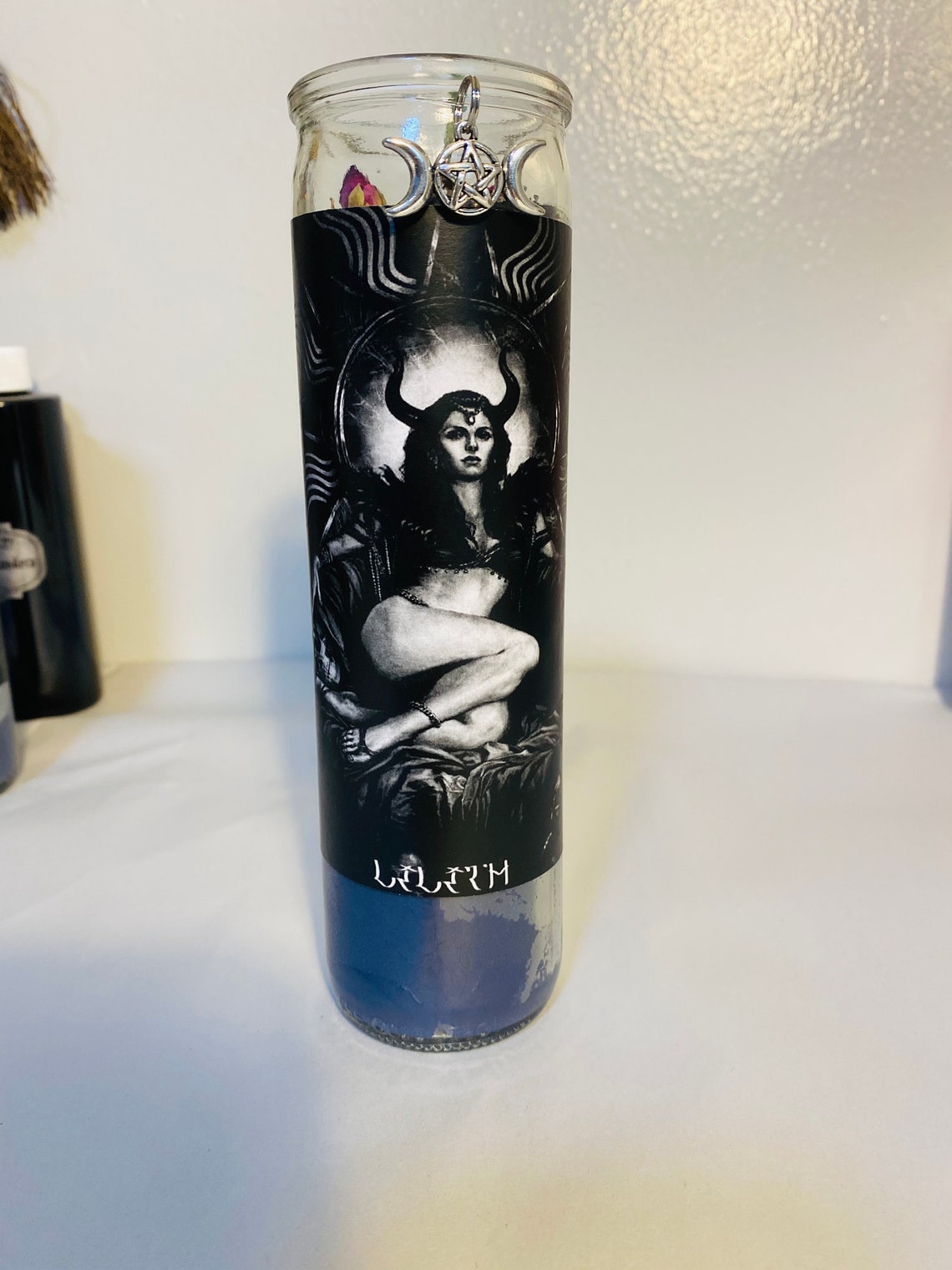 Lilith Black Altar Candle Dressed & Conjured Oil Love | Etsy