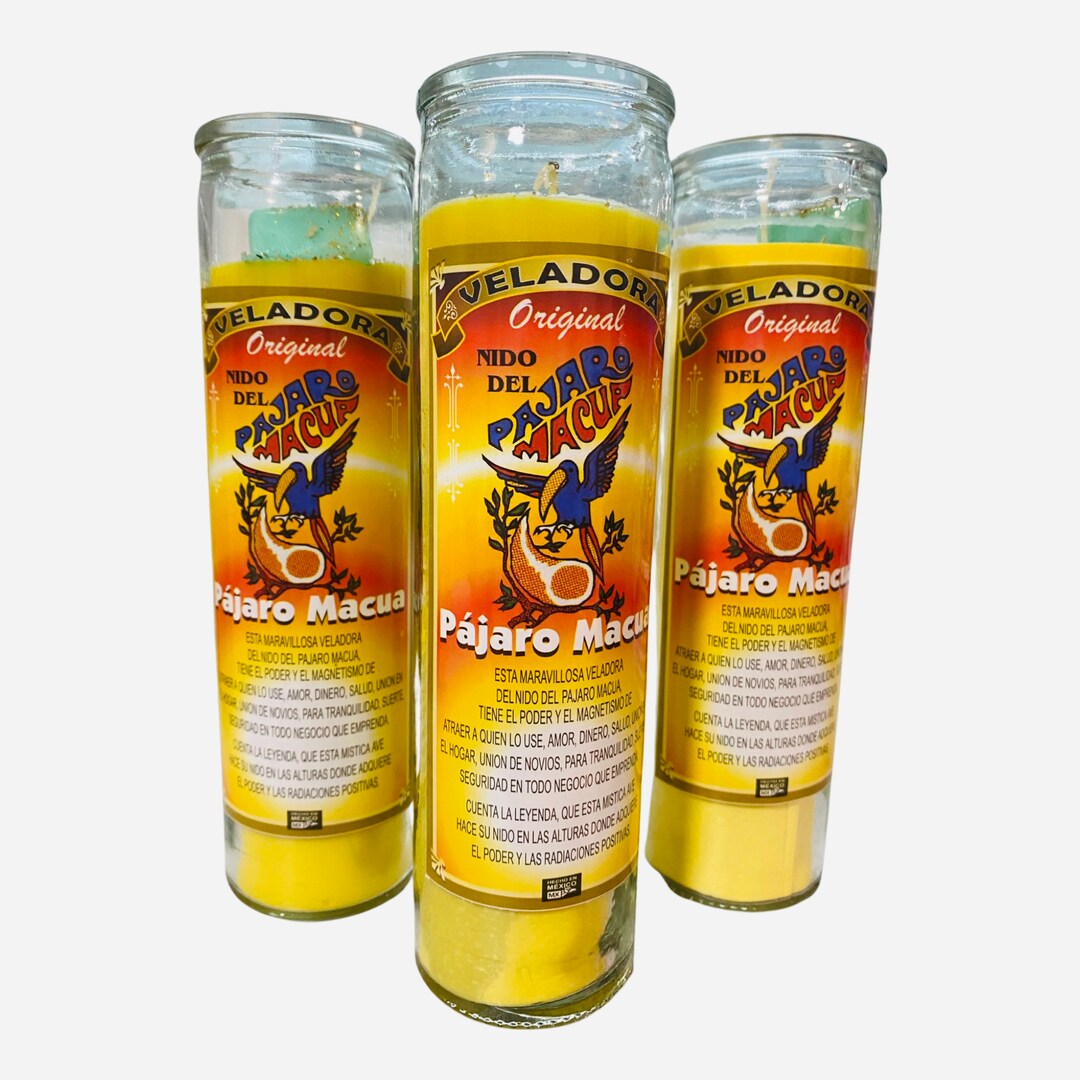 Nido Del Pajaro Macua Veladora, Macua Bird Fixed Candle to Attract Luck ...