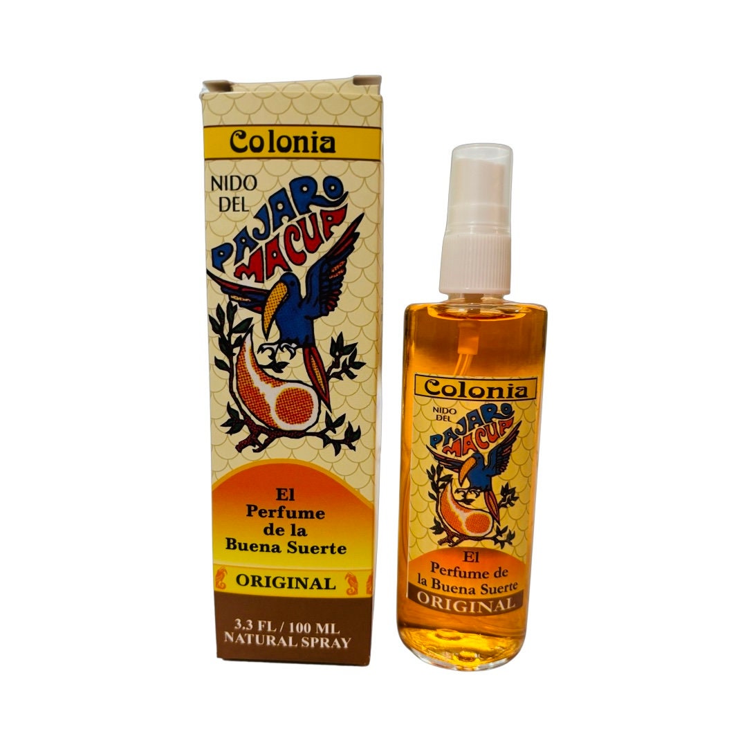 PAJARO MACUA Perfume Colonia Espiritual - Macaw Bird Cologne Spell ...