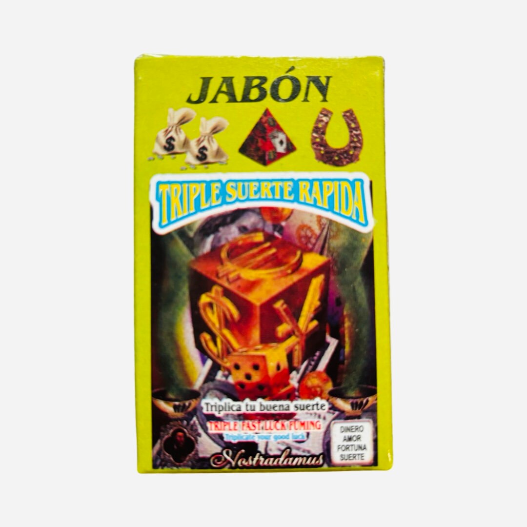 TRIPLE SUERTE RAPIDA Jabon - Triple Fast Luck Soap Para Abundancia Y ...