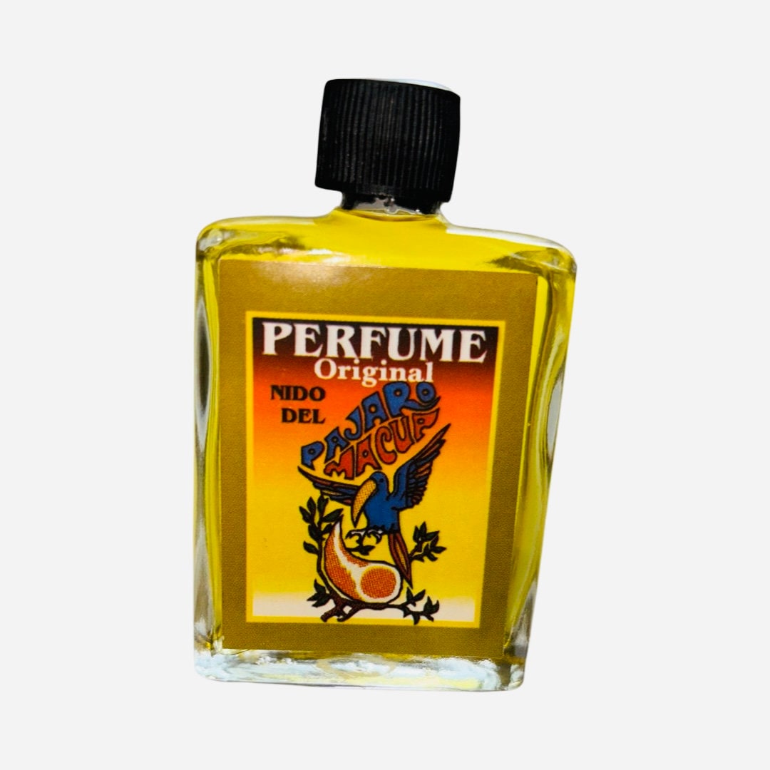 PAJARO MACUA - MACAW Bird Perfume Esoterico Para La Buena Suerte ...