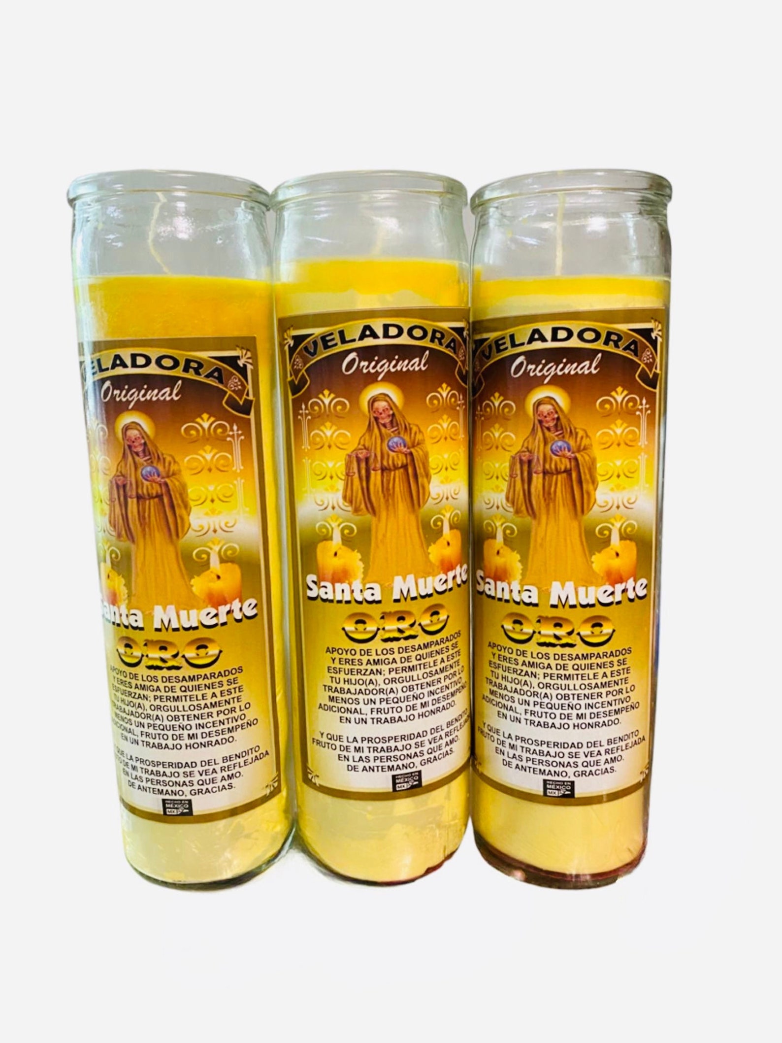 Veladora SANTA MUERTE ORO Holy Death Gold Candle Para - Etsy Veladora SANTA MUERTE ORO Holy Death Gold Candle Para - Etsy