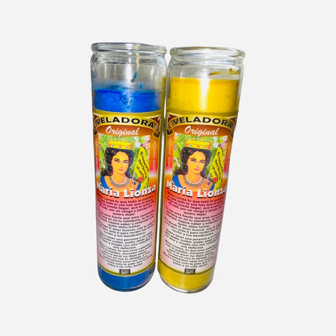 2x Set Maria Lionza Veladoras Fixed Candle - Etsy