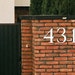 Large ROMAN SERIF White House Numbers for Modern Address Number Signs ...