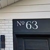 THIN MODERN Black Sign Letters for Street Address Signs and House ...
