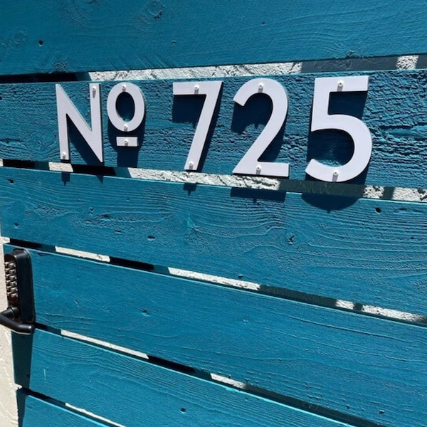 Classic House Number - Etsy