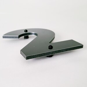 Large Black Floating House Numbers for Modern Address Sign, Big BOLD ...