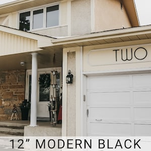 THIN MODERN Black Sign Letters for Street Address Signs and - Etsy