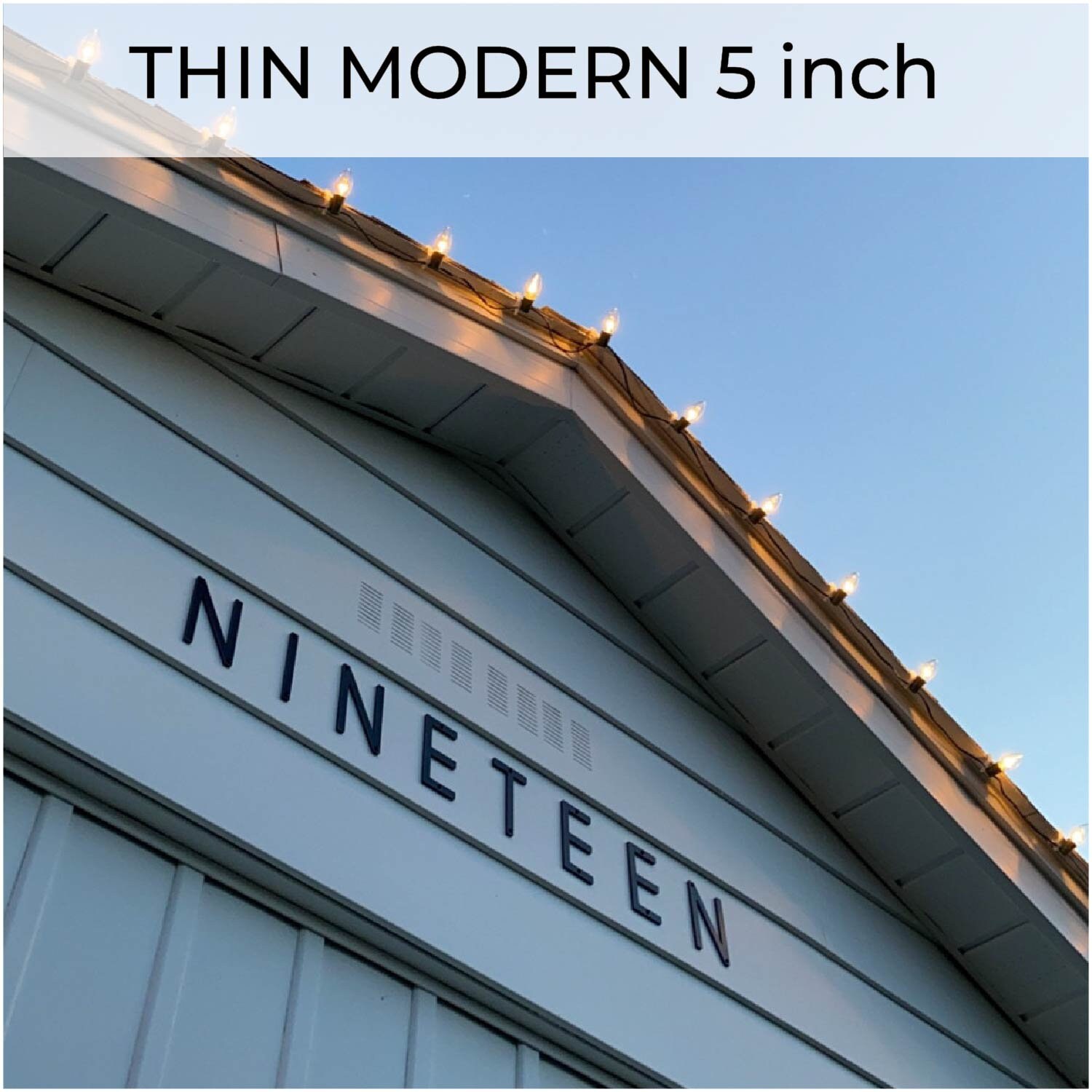 THIN MODERN Black Sign Letters for Street Address Signs and - Etsy Canada