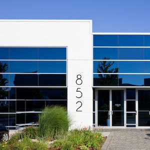 24 Inch Extra Large THIN MODERN House Numbers and Letters in Black ...