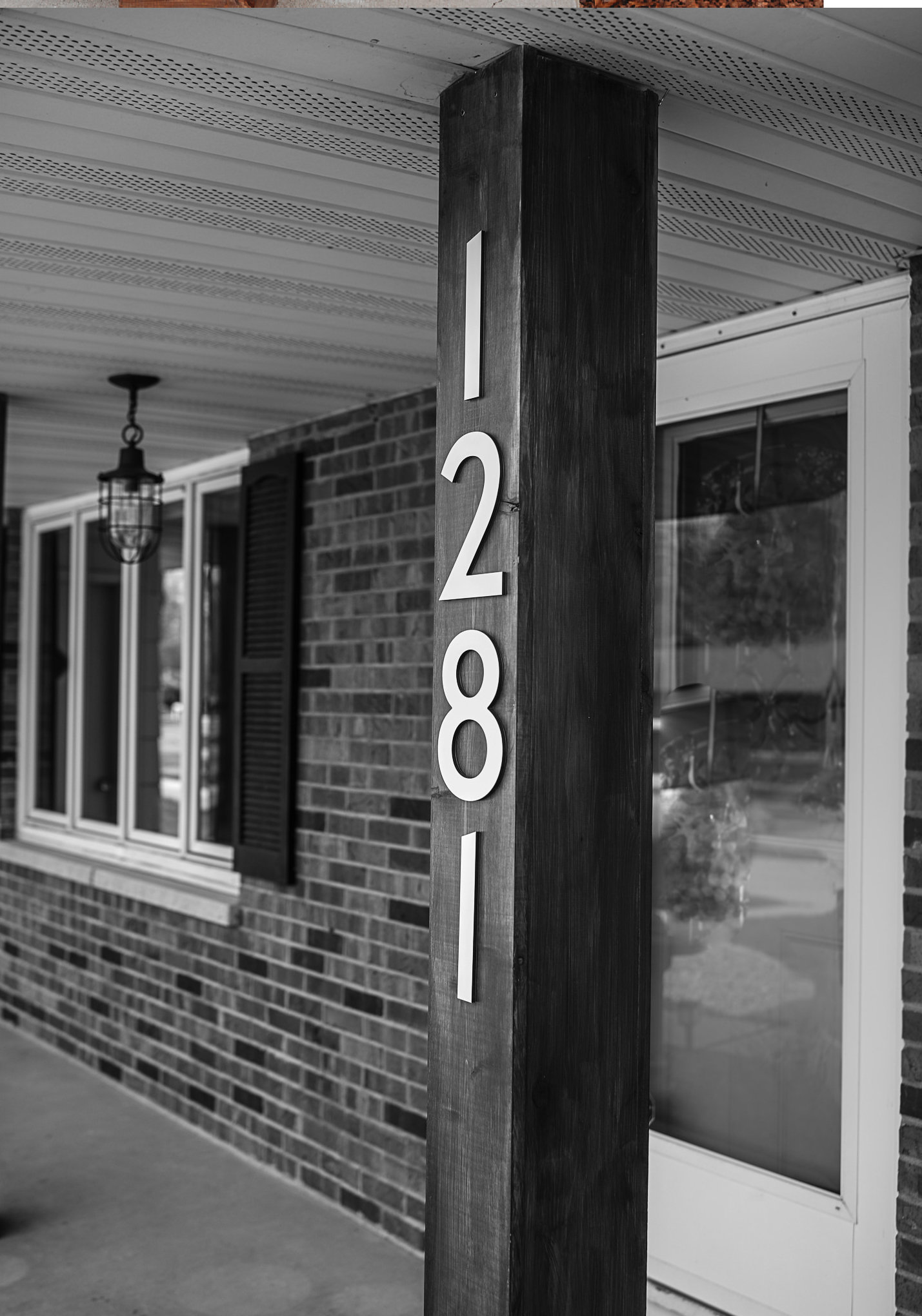 CLASSIC MODERN 5 inch White House Numbers and letters for | Etsy