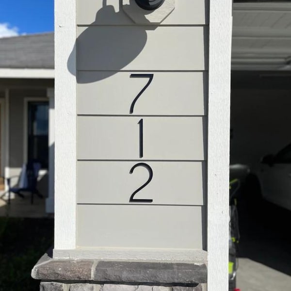 Cursive House Numbers - Etsy
