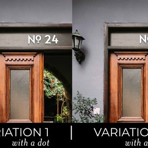 CLASSIC MODERN House Numbers, 5 Inch Address Numbers and Letters - Etsy