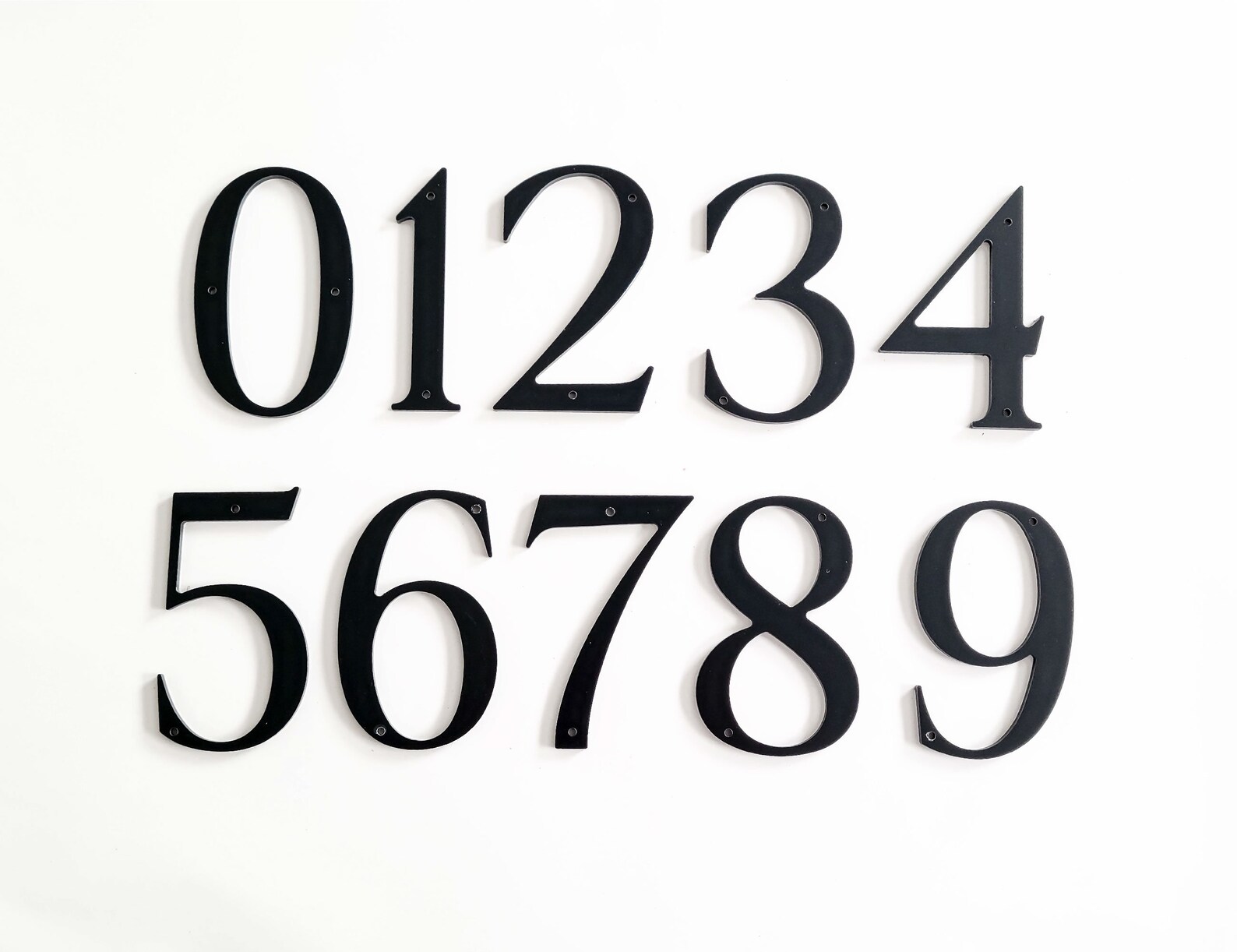 ROMAN SERIF Black Sign Letters for Street Address Signs and - Etsy