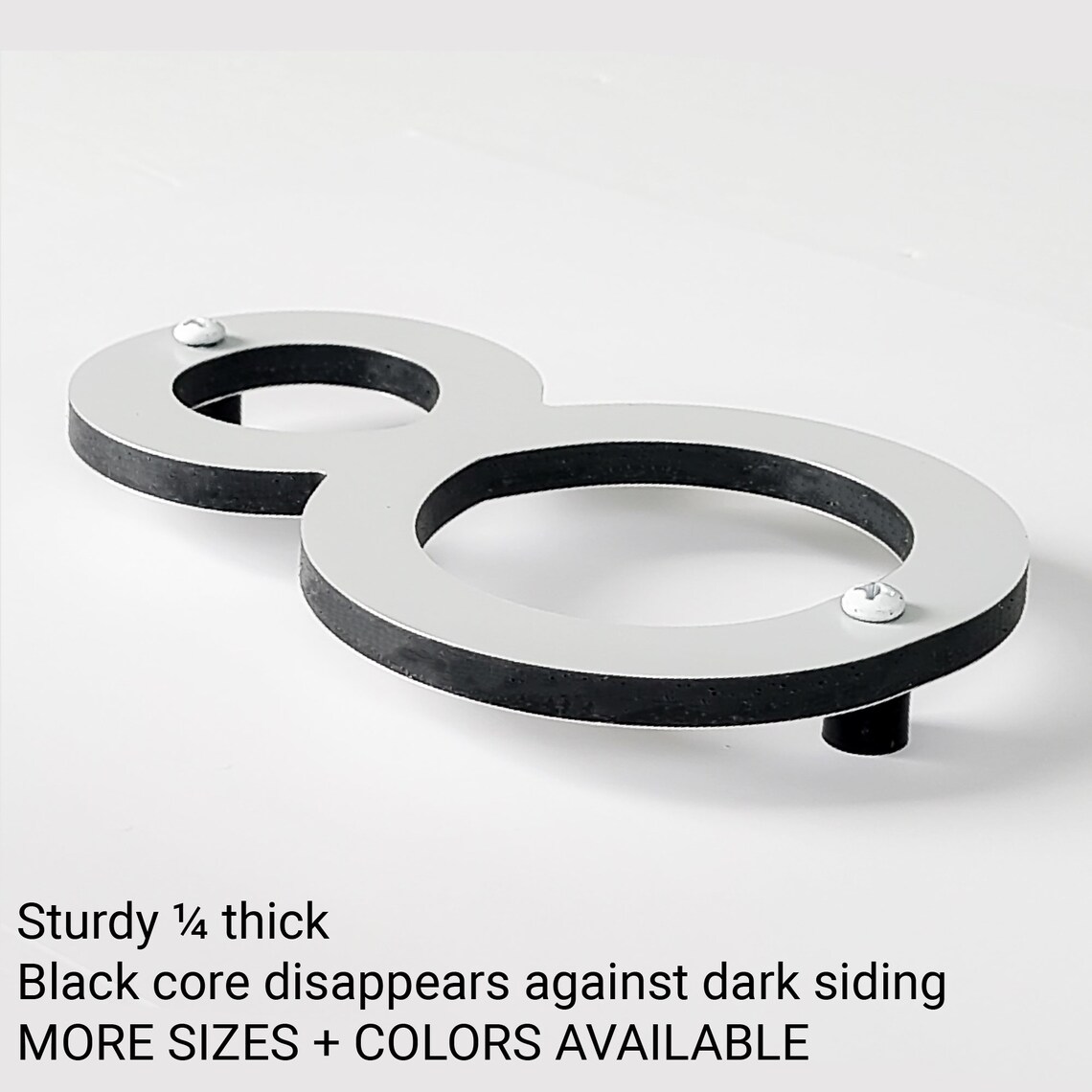 THIN MODERN White House Numbers for large Address Numbers | Etsy