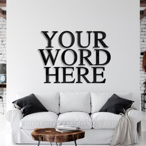 Wooden Letters for Wall Decor, Large Monogram Letters, Wood Wall ...