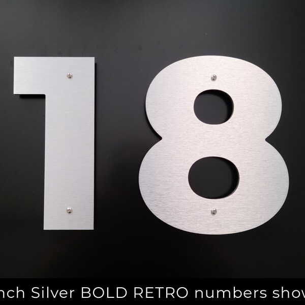 Bold Numbers - Etsy
